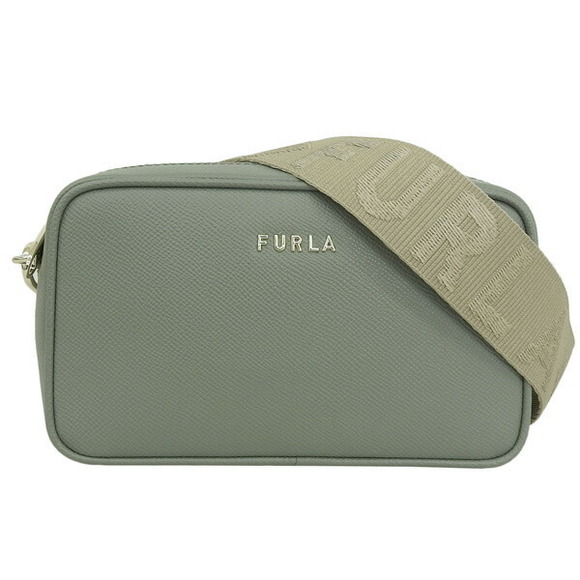 Furla | Bags | Furla Green Shoulder Crossbody Leather Mini Classic Bag ...